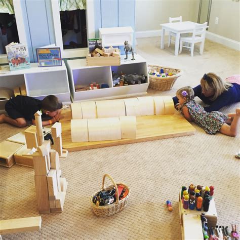 Reggio Emilia Inspired Classroom Building With Blocks Tubes Ramps