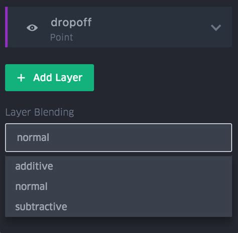blend and rearrange layers kepler gl