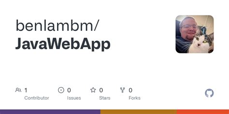 GitHub Benlambm JavaWebApp