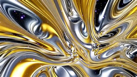 3d rendering close up texture of liquid shiny metal animation stock footage video of abstract