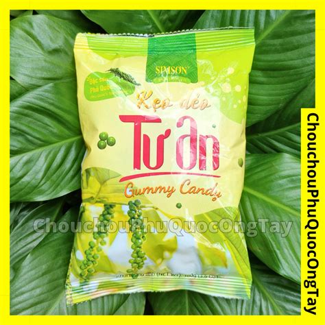 Phu Quoc Green Pepper Marshmallows 100g Pack Sim Son Pepper Candy Phu Quoc Specialty
