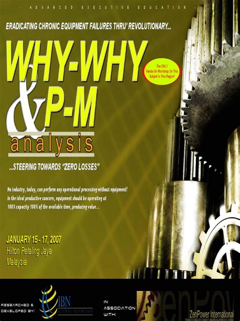 Pm Analysis Pdf Lean Manufacturing System