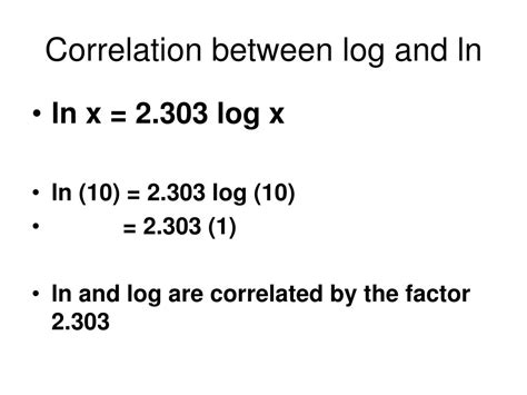 Ppt Log Ln And Mathematical Operations Powerpoint Presentation Free Download Id 3207010