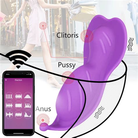 Butterfly Wearable Dildo Vibrator For Women Bluetooth Vibrator Wireless