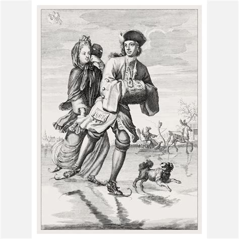 Ice Skating Poster Tofujoe