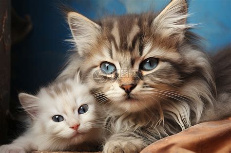 可爱的两只小猫高清图片下载 正版图片600761814 摄图网