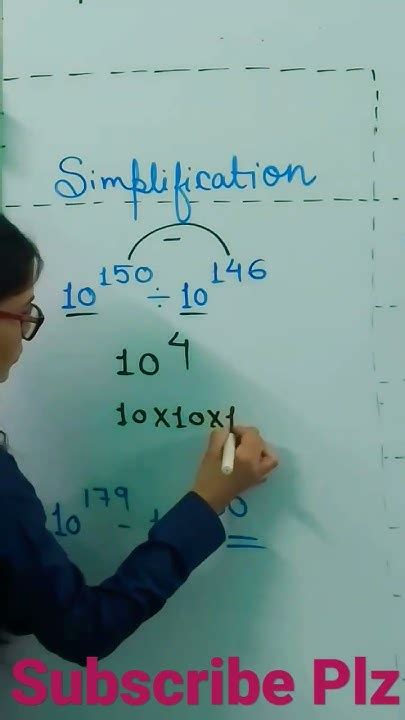 Simplyfication Mathstricks Math Exponents Youtube