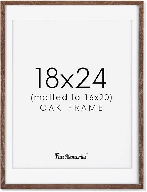 18x24 Picture Frame Solid Oak Wood Frame 18 X 24 18x24