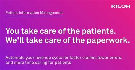Todays Healthcare System Is Bogged Down By Paperwork Ricohs Patient
