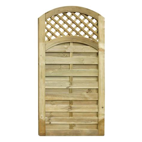 San Remo Omega With Trellis Gate Ashwood Fencing And Gates