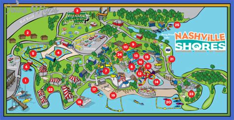 Nashville Tourist Attractions Map