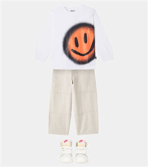 Askane Wide Leg Jeans In Beige Molo Mytheresa