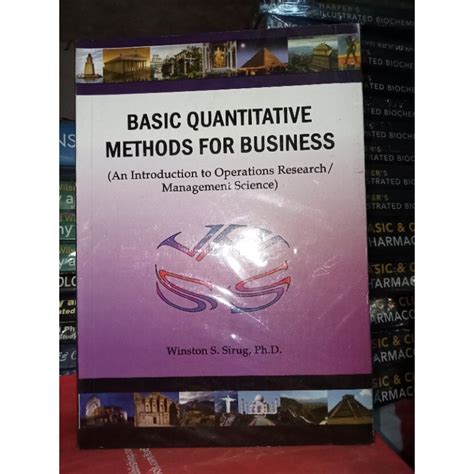 Basic Quantitative Methods For Business By Winston S Sirug Shopee