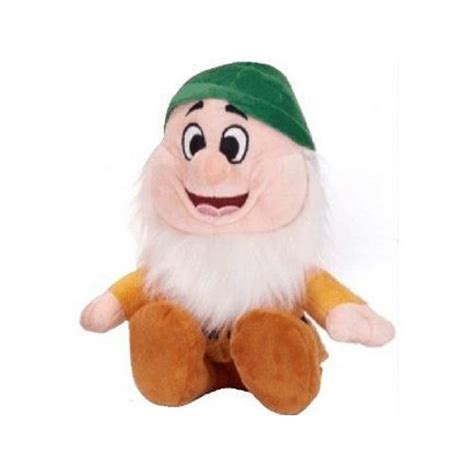 Peluche Nain Timide 40 Cm Collection Blanche Neige Et Les 7 Nains