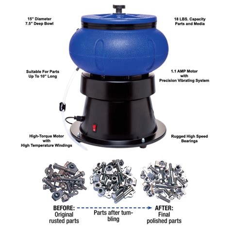 Vibratory Tumbler Parts Rust Remover Polisher