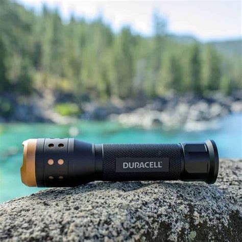 Фонарик ручной светодиодный аккумуляторный Duracell 550 люмен 3 режима ...