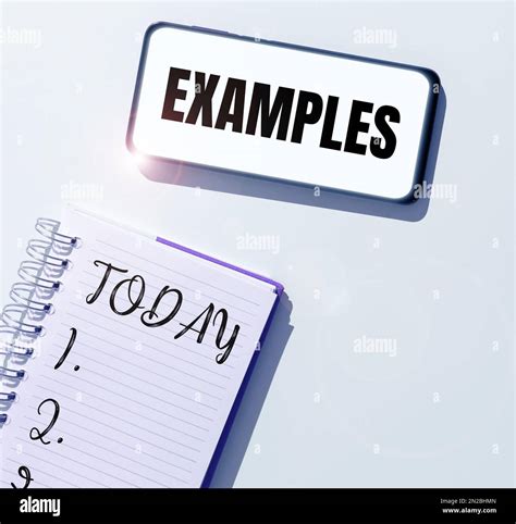 writing displaying text examples business idea photo sample model to