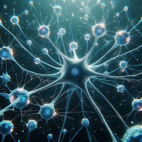 Neuron Cells Building a Neural Network | Premium AI-generated image