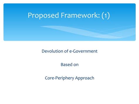 Devolution Of E Governance Among Multilevel Government Structure V3 Ppt