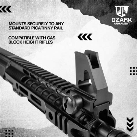 Ar15 A2 Front Sight Gas Block Height Ozark Armament