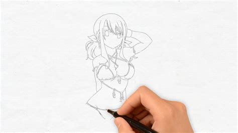 How To Draw A Sexy Anime Girl Youtube