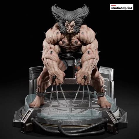 Wolverine Weapon X Stl 3d Print Files