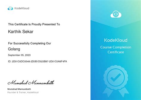 Golang Certificate Kodekloud Golang Certificate Kodekloud
