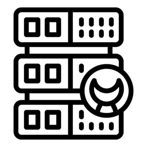 Premium Vector Server Repair Data Icon Outline Vector Alarm Attack