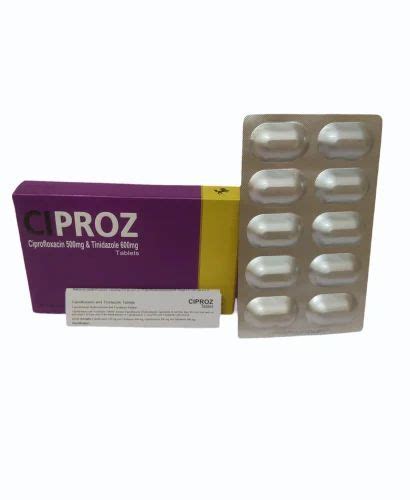 Ciproz 500mg Tablet 1000 Mg Packaging Size 1x20 At Rs 75stripe In