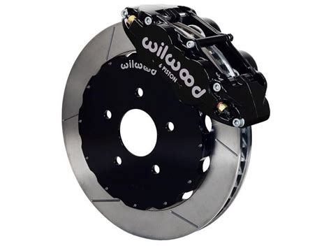 Wilwood 140 11584 Front Superlite 6r Black Slotted 14 Big Brake Kit
