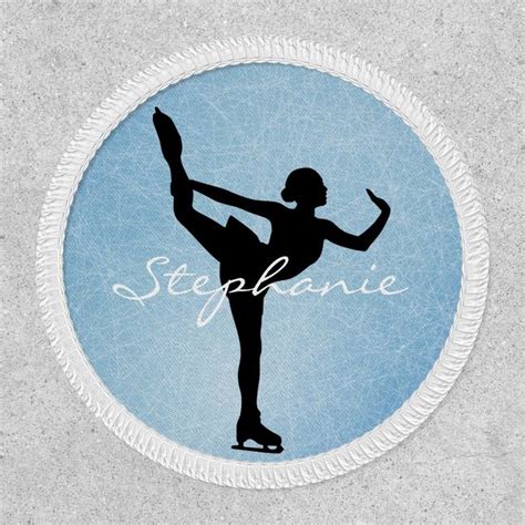 Ice Skatingfigure Skating Design Patch Zazzle In 2023 Figure