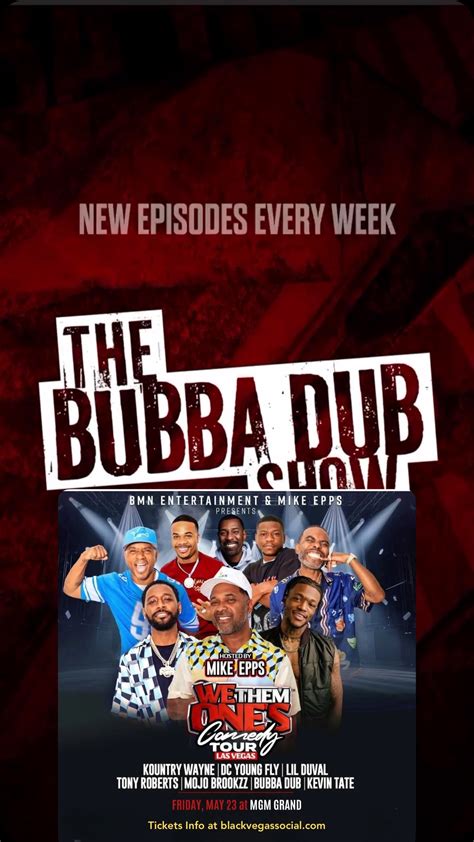 Bubba Dub 2025 Tour Dates