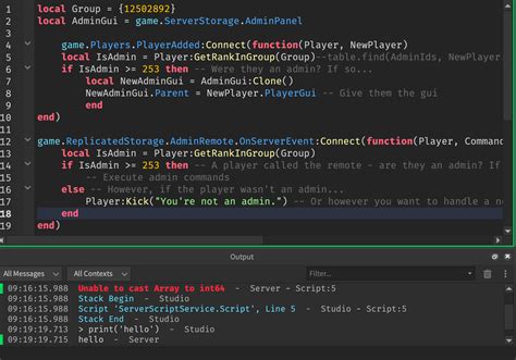 Unable To Cast Array To Int Scripting Support Developer Forum Roblox