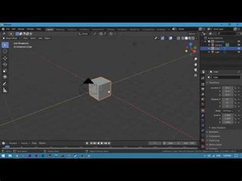 How To Make Cube In Blender YouTube