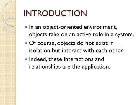 PPT OBJECT RELATIONSHIPS ATTRIBUTES AND METHODS PowerPoint Presentation ID