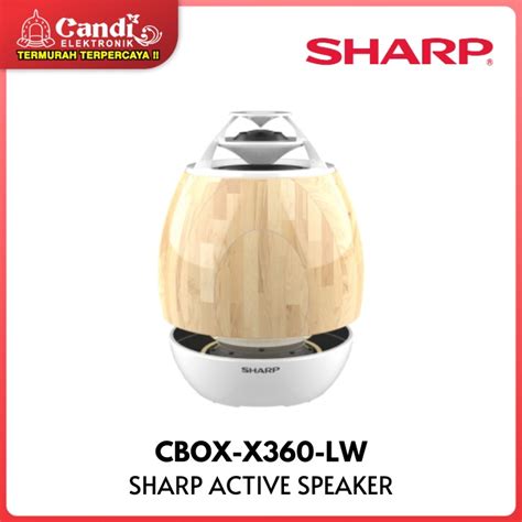 Jual Sharp Active Speaker Cbox X360 Lw Shopee Indonesia