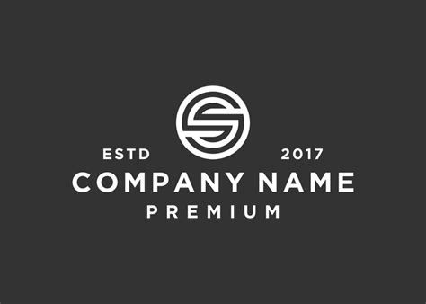 Premium Vector Letter Ss Circle Logo Design Vector Illustration Template