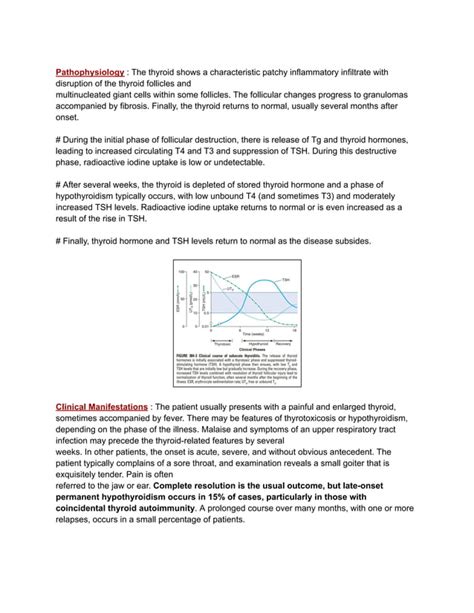 Subacute Thyroiditis Clinical Features And Management Pdf Thyroid Disorders Endocrine And