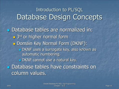 Ppt Introduction To Pl Sql Oracle Database Pl Sql 10g Programming Powerpoint Presentation Id