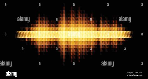 Audio Or Music Shiny Sound Waveform With Triangular Filter Stock Vector Image And Art Alamy