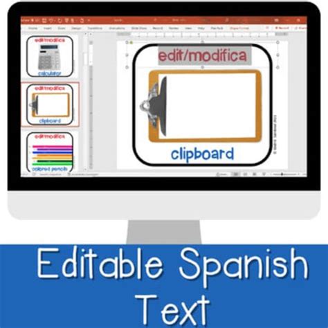 Editable Bilingual And Dual Language Classroom Labels English And