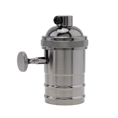 Rtnlit Black Lamp Socket Vintage Edison E26e27 Bulb Light Socket With