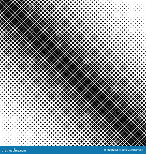 Halftone Square Pattern Background Template Vector Graphic Stock Vector Illustration Of
