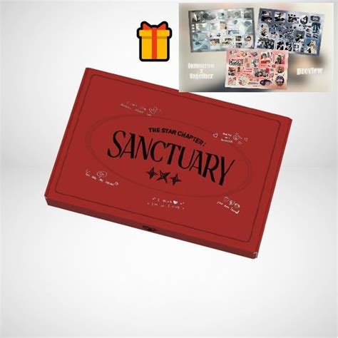 Альбом Txt The Star Chapter Sanctuary Lover с наклейкой