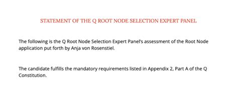 root node candidate assessment 21 r qblockchain