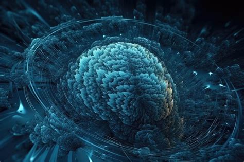 Premium Ai Image Digital 3d Model Of A Human Brain With Detailed Anatomy And Structures