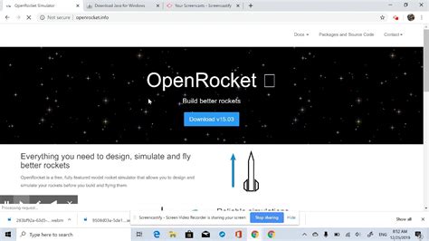 Openrocket Introduction Installation Youtube