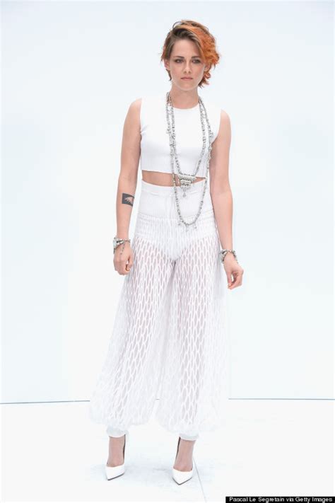 Kristen Stewart Steps Out With Short Orange Hair In Paris Huffpost