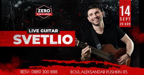 🎸🎶 Zero Vocal And Guitar Night отваря Zero Barandgrill Sofia