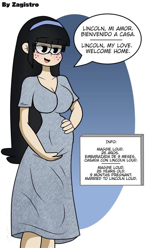 The Loud House Pregnant Maggie By Zagistro On Deviantart
